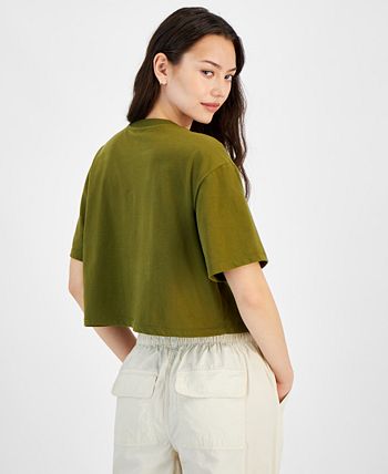 Self Esteem Juniors' Anything But Basic Graphic-Print Tee - Macy's