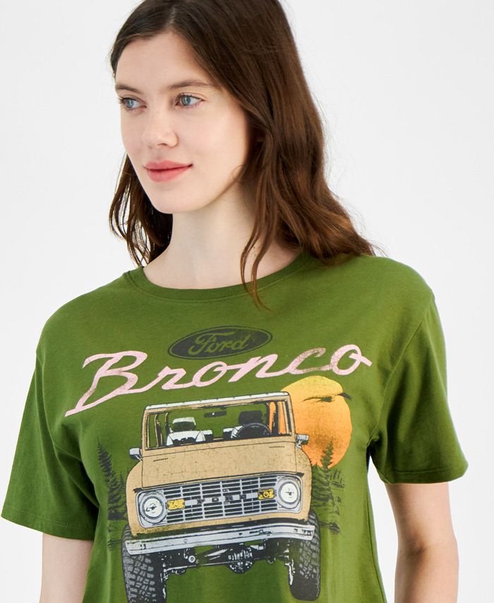 Love Tribe Juniors' Ford Bronco Graphic T-Shirt - Macy's