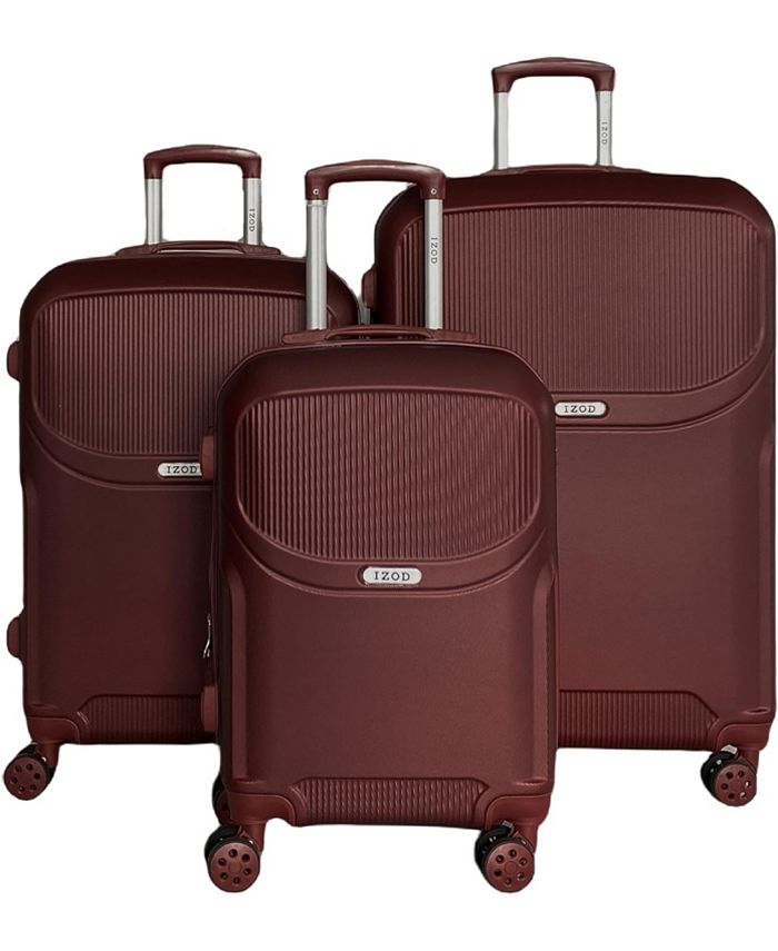 IZOD Regina Expandable ABS Hard shell Lightweight 360 Dual Spinning ...