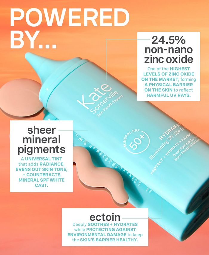 KATE SOMERVILLE HydraKate Illuminating SPF 50+ Drops, 1.7 oz. - Macy's