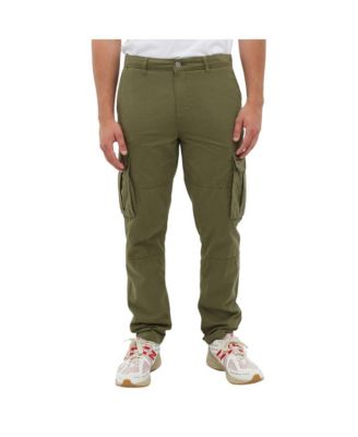 Bench DNA Men's Sergei Regular Fit Twill Cargo Pants - Macy's