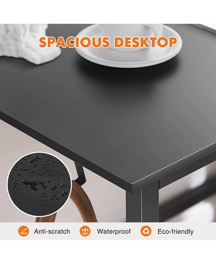 Simplie Fun Modern Simple Style Wooden Work Office Desks With Storage ...