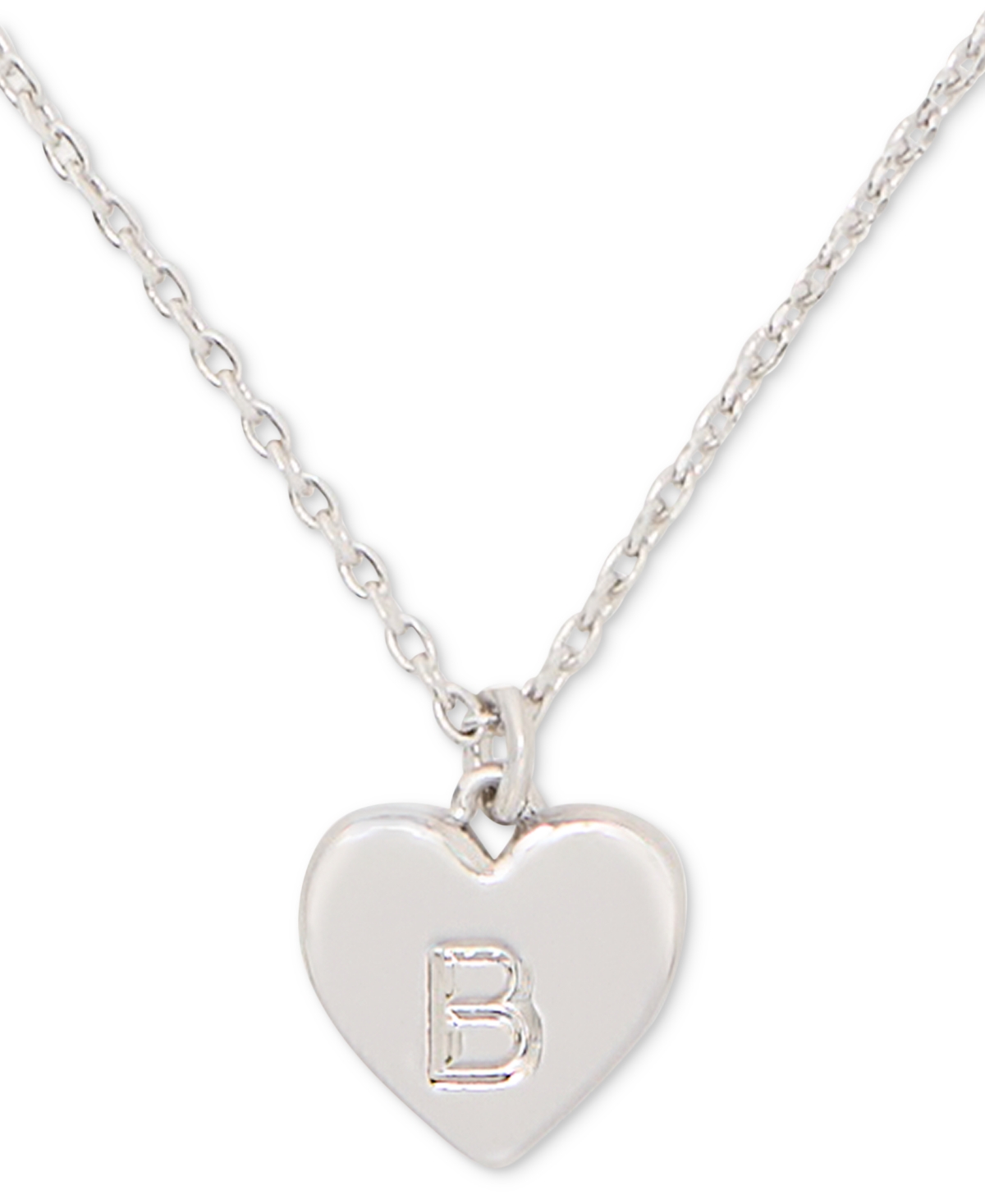Click here for Kate Spade New York Silver-Tone Initial Heart Pend... prices