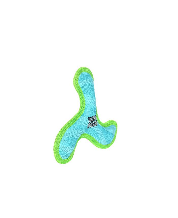 DuraForce Jr Boomerang Tiger Blue-Green, Dog Toy - Macy's