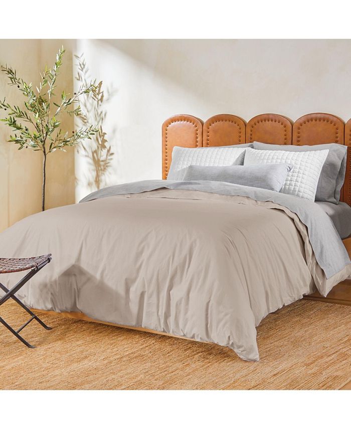 Nate Home by Nate Berkus 200TC Cotton Percale Duvet Set - Full/Queen ...