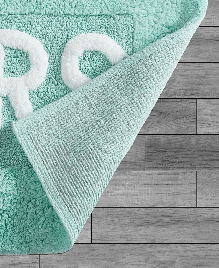 Jean Pierre Hers Cotton Bath Rug, 21" x 34" - Macy's