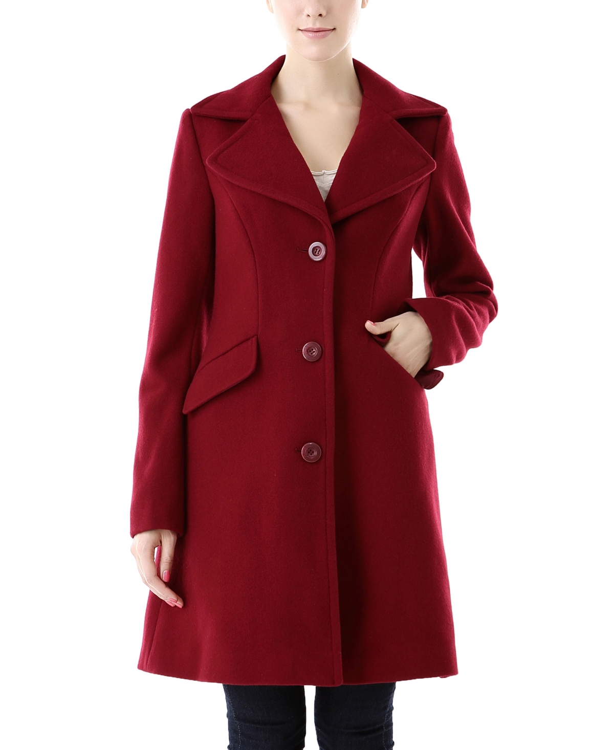 Click here for kimi + kai Womens Sasha Wool Blend Walking Coat -... prices