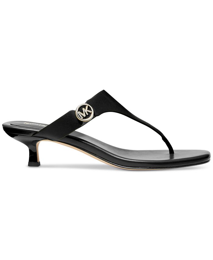 Michael Kors MICHAEL MMK Lucinda Kitten-Heel Sandals - Macy's