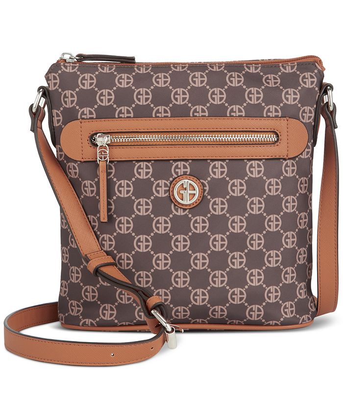Giani Bernini Logo Nylon Crossbody, Created for Macy's - Macy's
