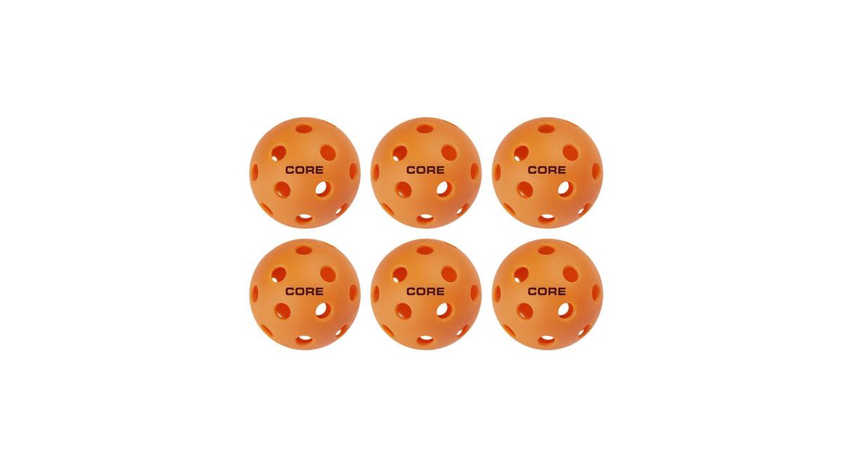 Click here for Core Pickleball Orange Indoor 26 Hole Pickleballs... prices