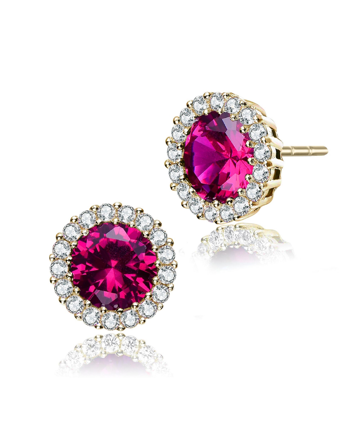 Click here for Sterling Silver with Colored Cubic Zirconia Stud E... prices