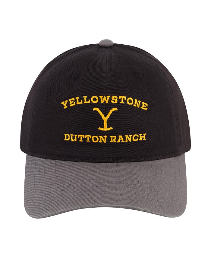 Yellowstone Men's Nick Dad Cap Black Grey Dutton Ranch - Macy's