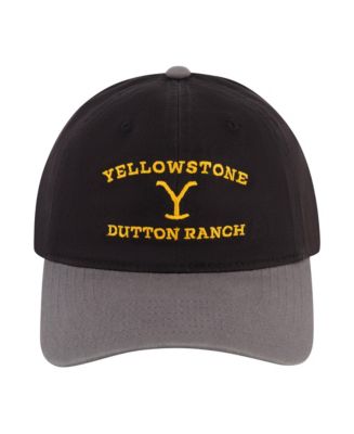 YELLOWSTONE Men's Nick Dad Cap Black Grey Dutton Ranch - Macy's