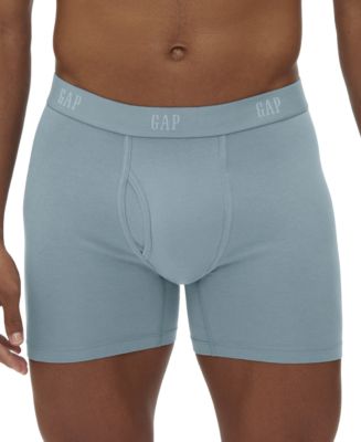 GAP Men's 3-Pk. Stretch Fly-Front 5" Boxer Briefs - Macy's