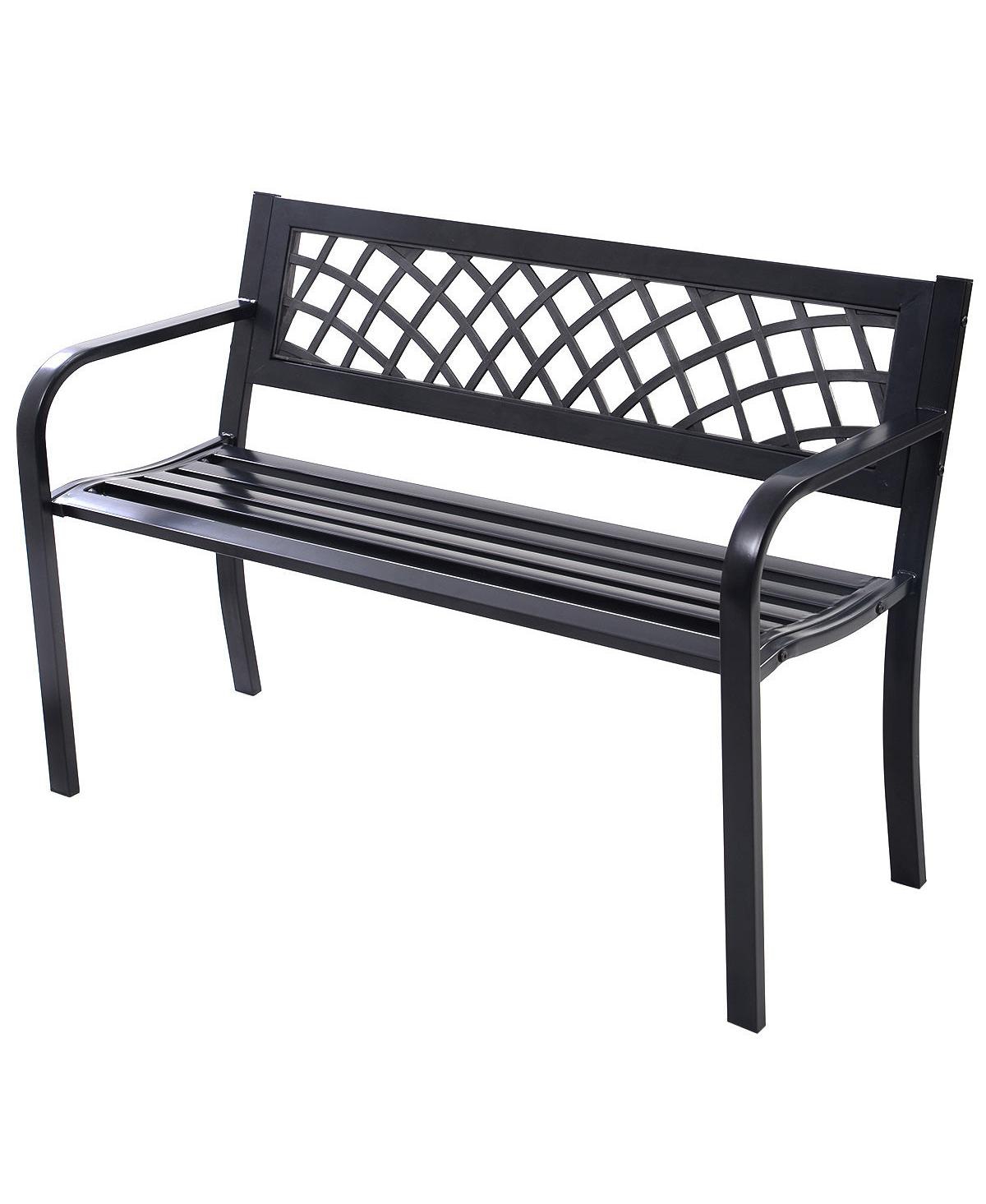 Click here for Sugift Bench Deck with Steel Frame for outdoor - B... prices