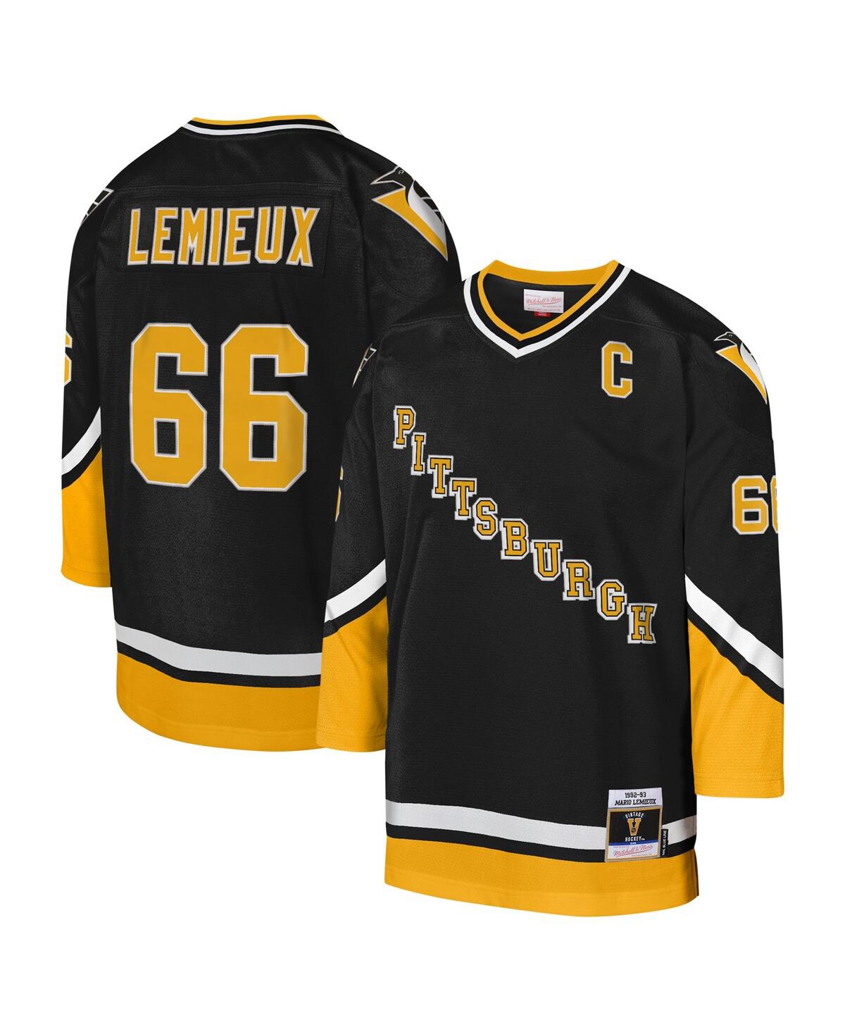 Click here for Mitchell Ness Big Boys and Girls Mario Lemieux Bla... prices