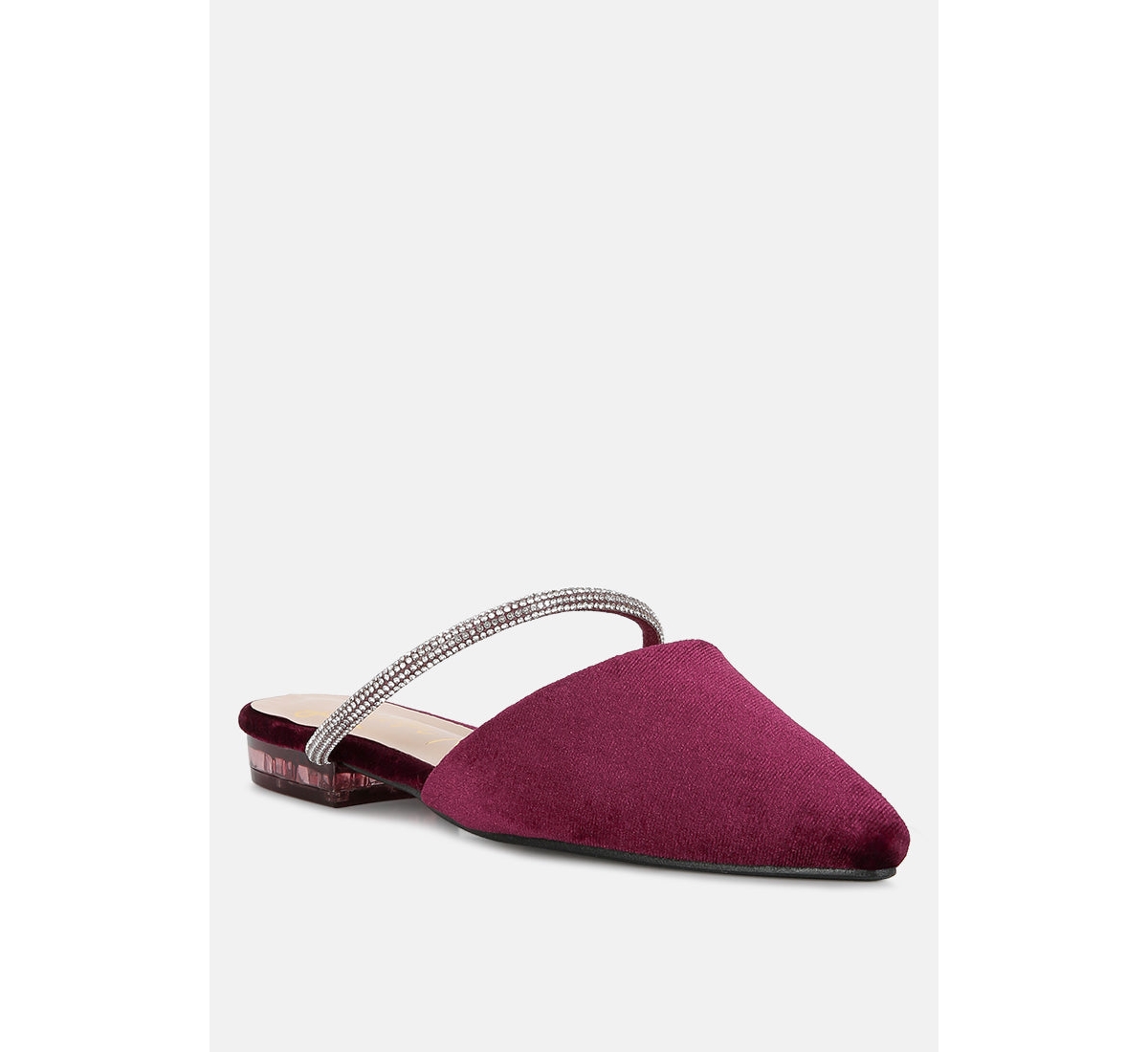 Click here for turnon velvet diamante detail flat mules - Medium... prices
