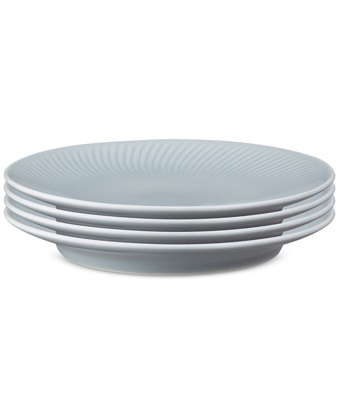 Denby Porcelain Arc Collection Medium Plates, Set of 4 - Macy's