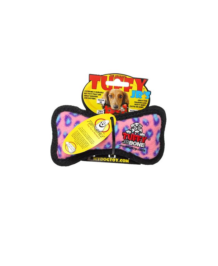 Tuffy Jr Bone Pink Leopard, Dog Toy - Macy's