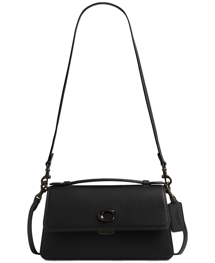 COACH Juno Small Black Leather Bag - Macy's