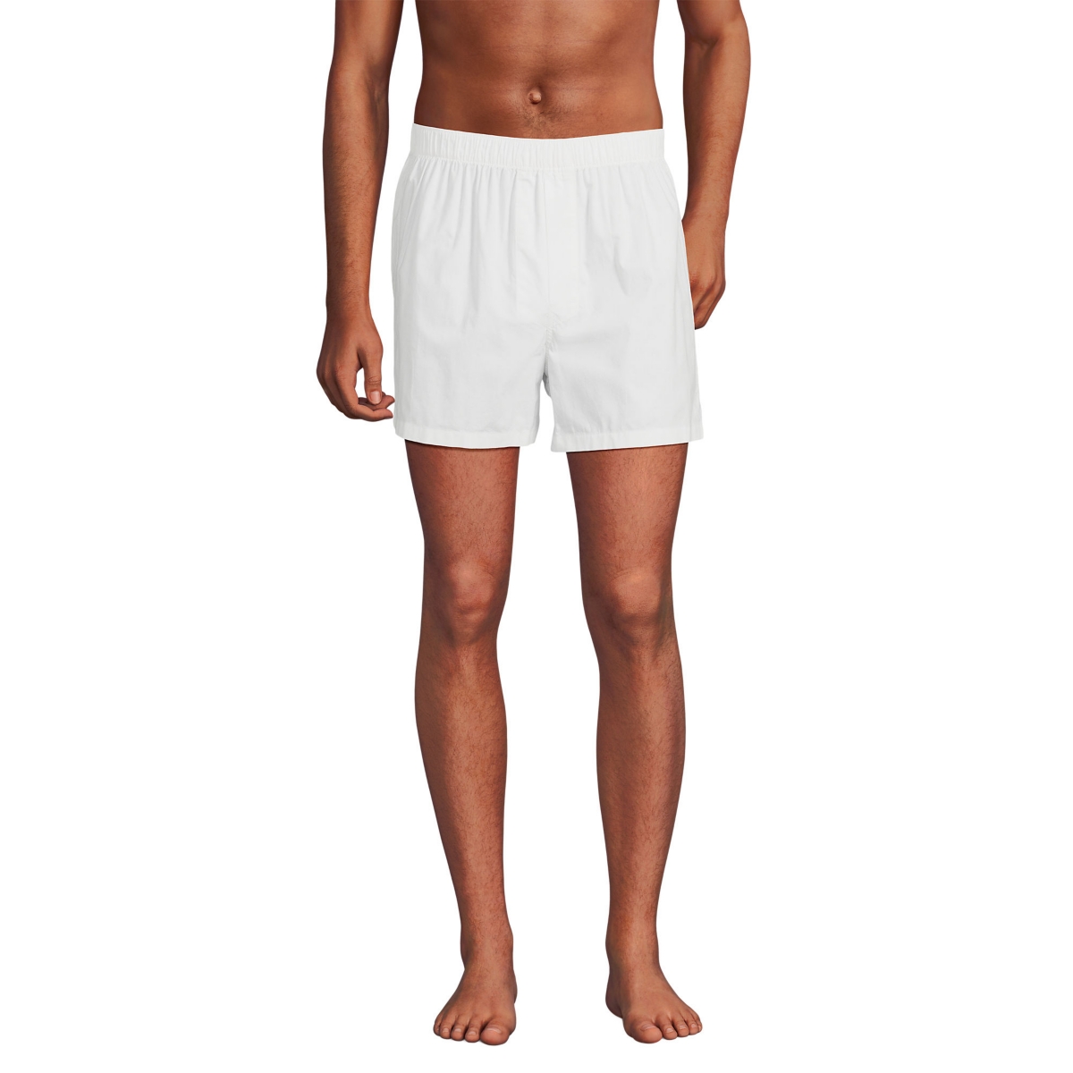 Click here for Lands End Mens Essential Boxer 3 Pack - White prices