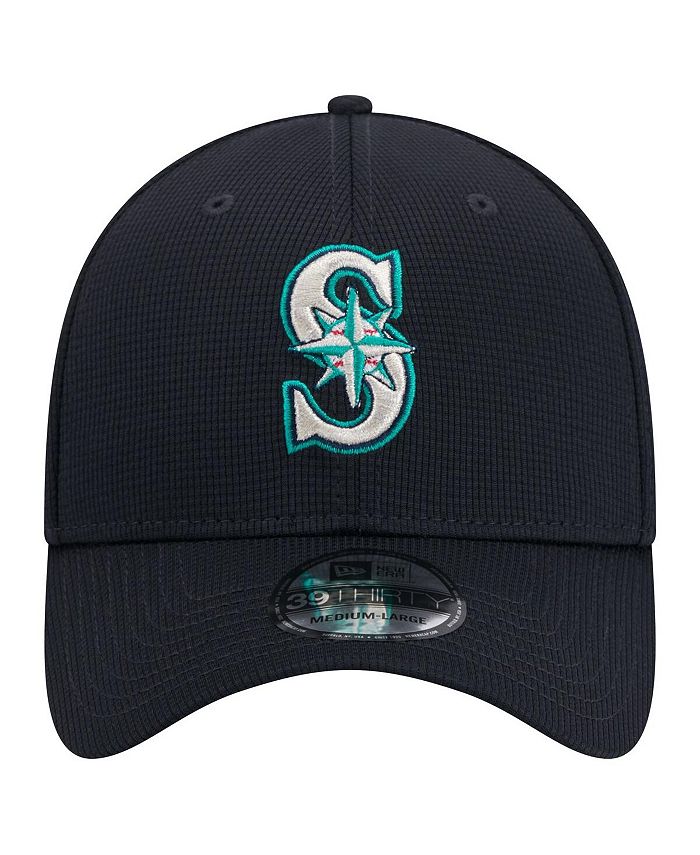 New Era Men's Navy Seattle Mariners Active Pivot 39Thirty Flex Hat - Macy's