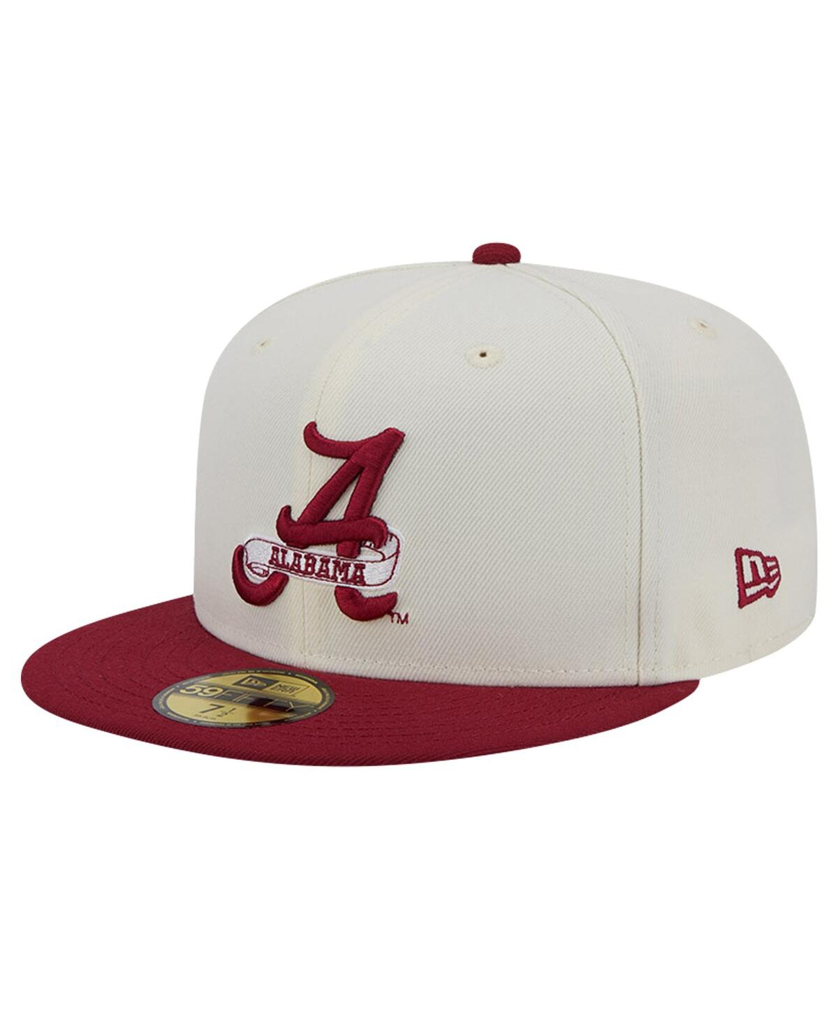 Click here for New Era Mens Alabama Crimson Tide Chrome White Vin... prices