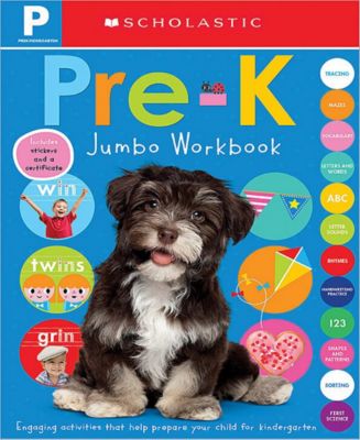Readerlink Scholastic-Pre-K Jumbo Workbook-Scholastic Early Learners ...