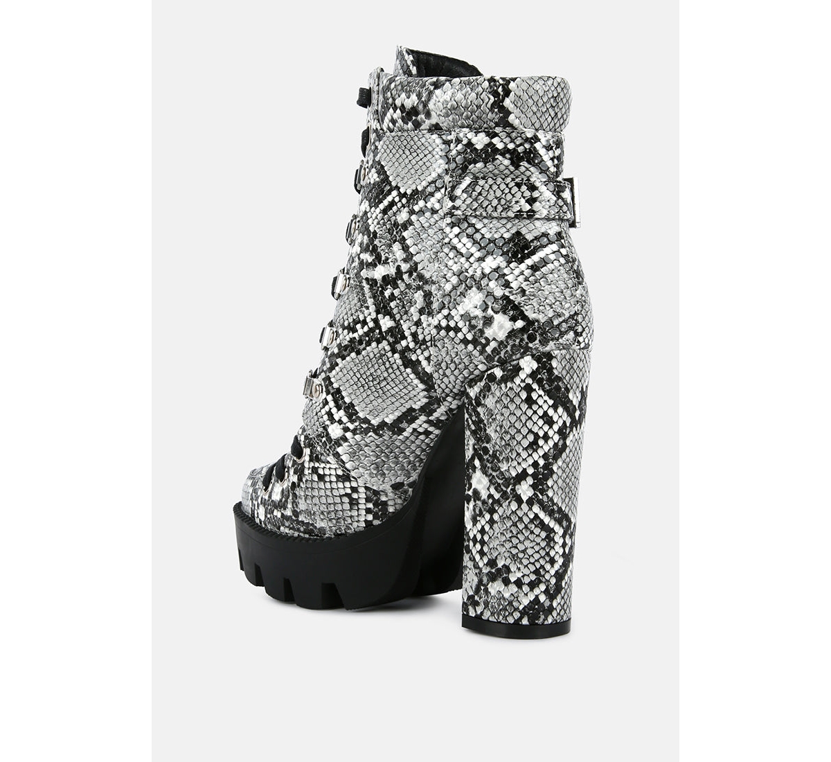 Click here for Palmetto Camouflage Ankle Boots Women - Black prices