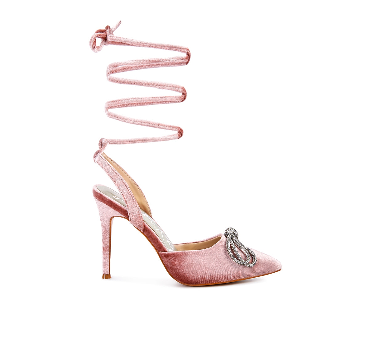 Click here for Big Treat Rhinestone Embellished Lace Up Sandals -... prices