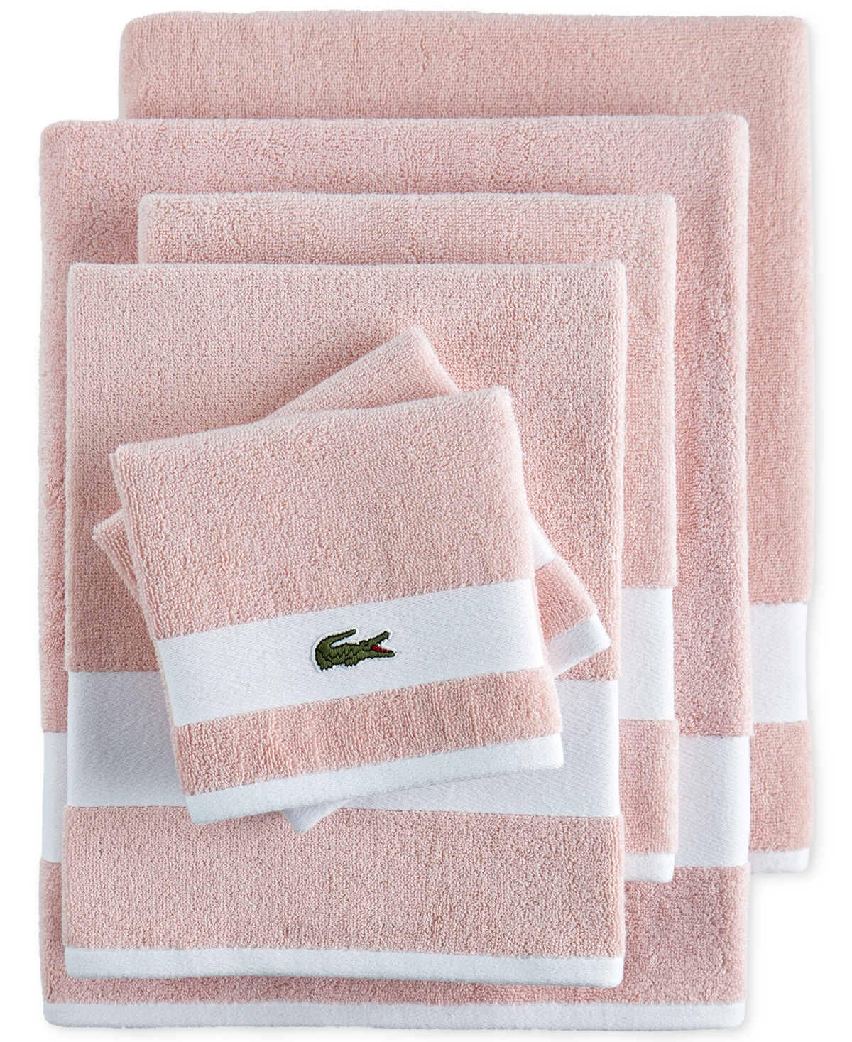 Click here for Lacoste Home Heritage Sport Stripe Logo Cotton 6-P... prices