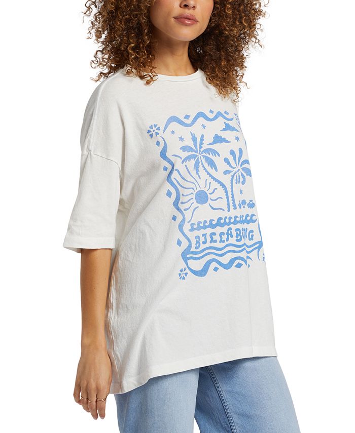 Billabong Juniors' Coastal Tides Cotton T-Shirt - Macy's