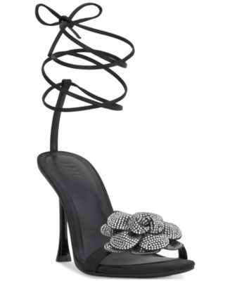 I.N.C. International Concepts Women's Nascha Lace-Up Flower Sandals ...