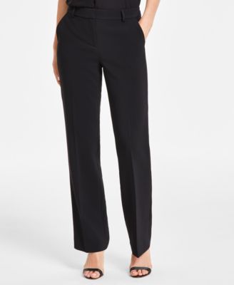Anne Klein Women's Wide-Leg Front-Crease Pants - Macy's