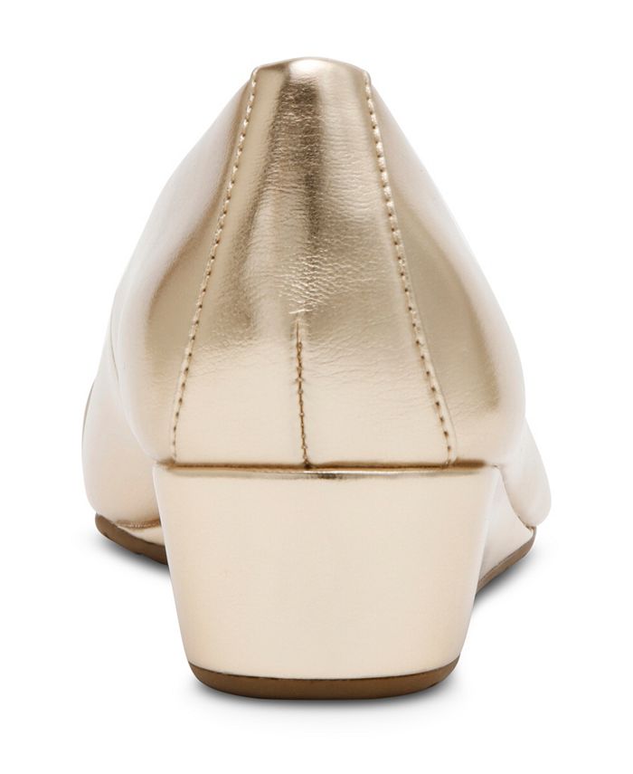 Anne Klein Women's Mesa Bow Detail Wedge Ballet Flats - Macy's