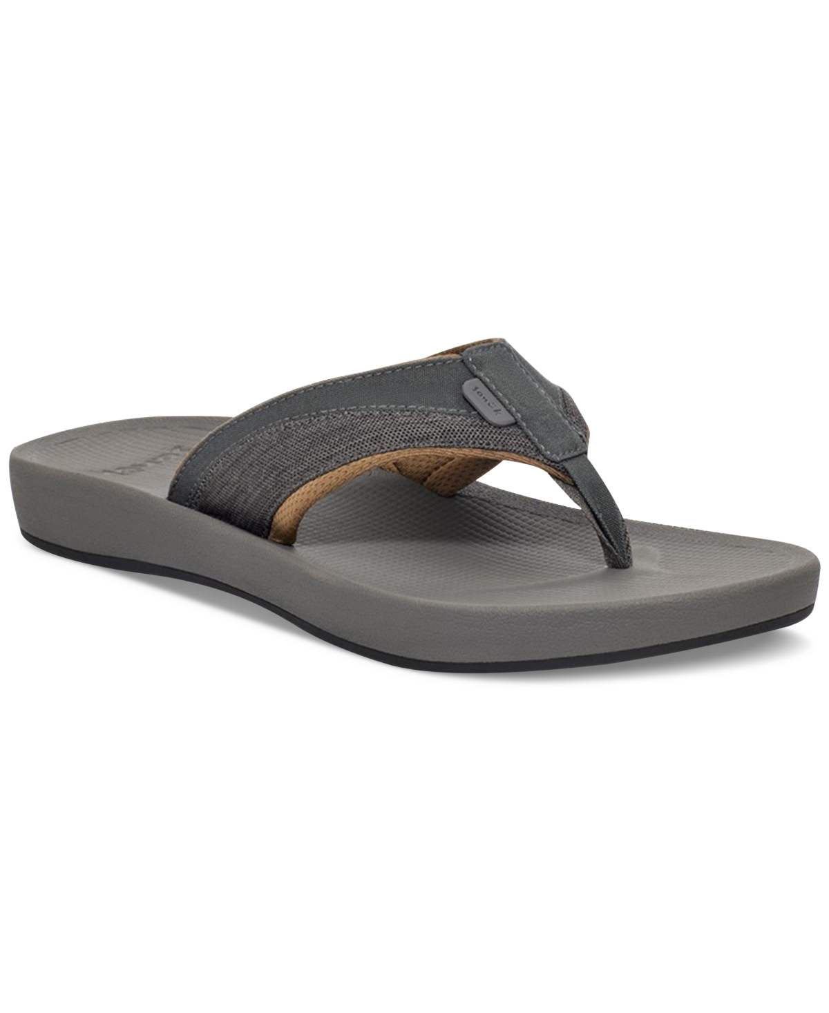 Click here for Sanuk Mens Cosmic Seas Slip-On Thong Sandals - Dar... prices