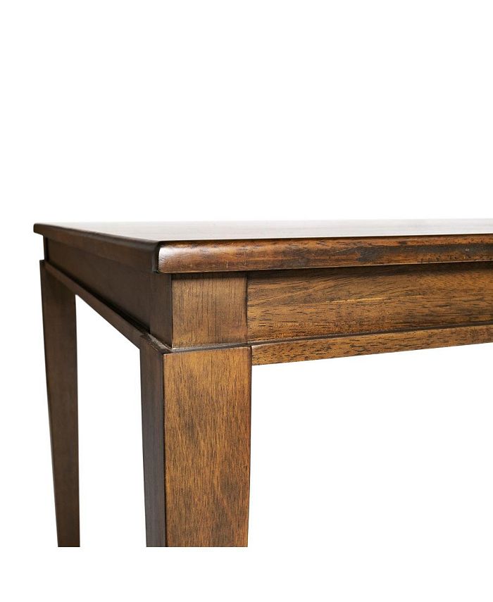 MERRICK LANE Hayden Wooden Dining Table With Tapered Legs - Macy's