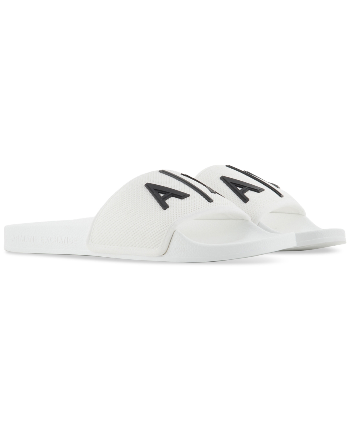 Click here for A|X Armani Exchange Mens Mykonos Slide Sandals - W... prices