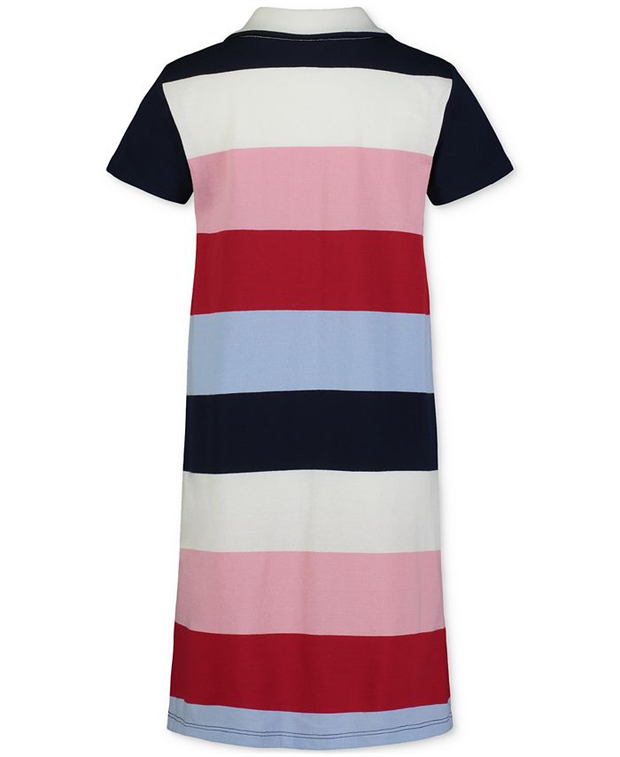 Tommy Hilfiger Little Girls Striped Rugby Dress - Macy's
