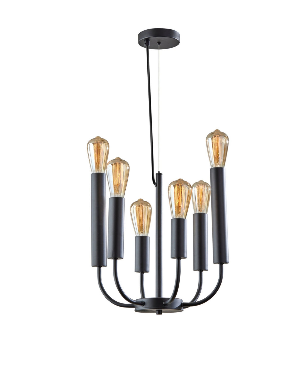 Click here for Adesso 15.5 Rory Pendant - Black prices