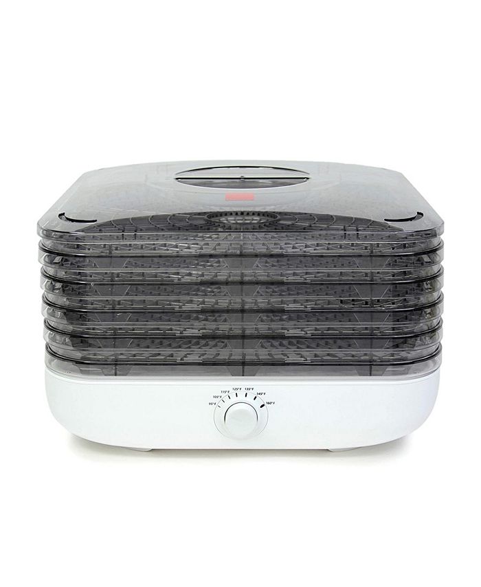 Ronco Turbo EZ-Store 5-Tray Dehydrator with Convection Air Flow, Food ...