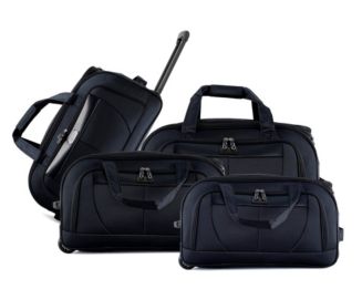 Carol Lightweight 4 Pc. Soft Shell Rolling Duffel Bag Luggage Set - Macy's