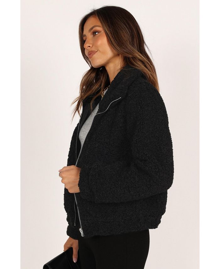Petal and Pup Womens Lucia Zip Front Teddy Jacket - Macy's