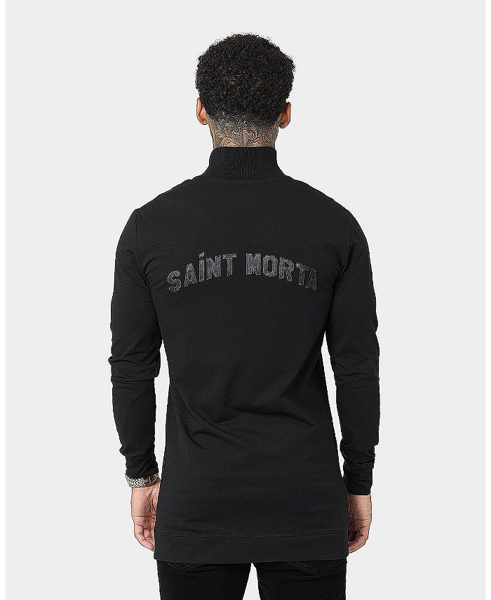 SAINT MORTA Men's Kingdom Half Zip Funnel Neck T-Shirt - Macy's