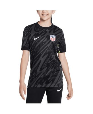 Nike Big Boys and Girls Black USMNT 2024 Goalkeeper Replica Stadium ...