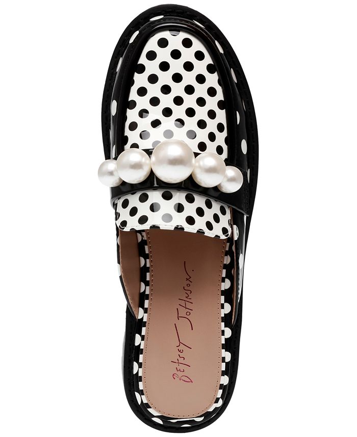 Betsey Johnson Women's Norah Embellished Lug-Sole Slip-On Loafer Flats ...