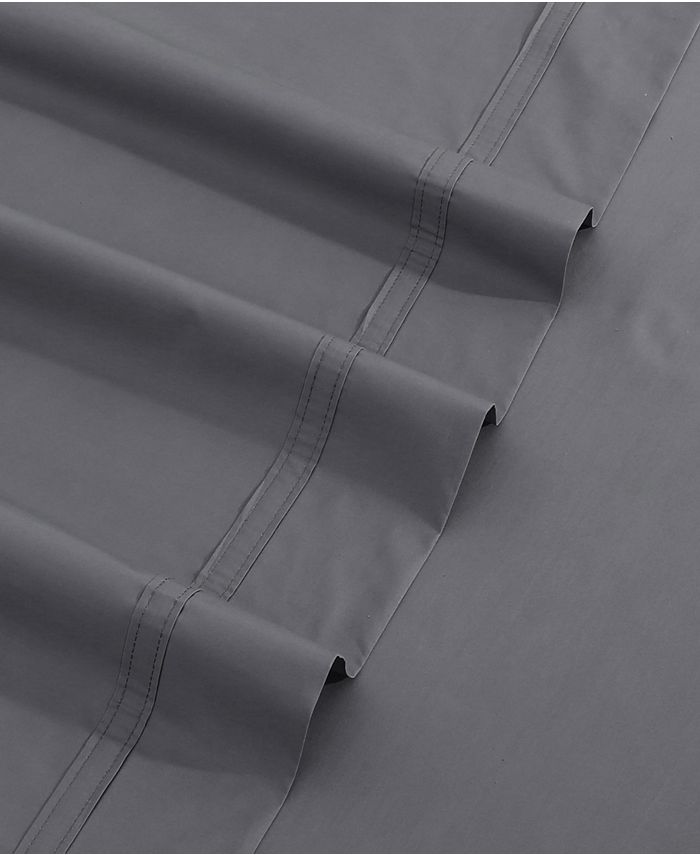 Tribeca Living 300 Thread Count Cotton Percale Extra Deep Pocket Twin ...