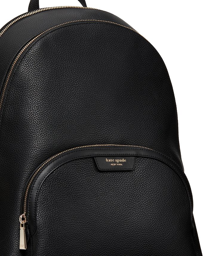 kate spade new york Hudson Pebbled Leather Large Backpack - Macy's