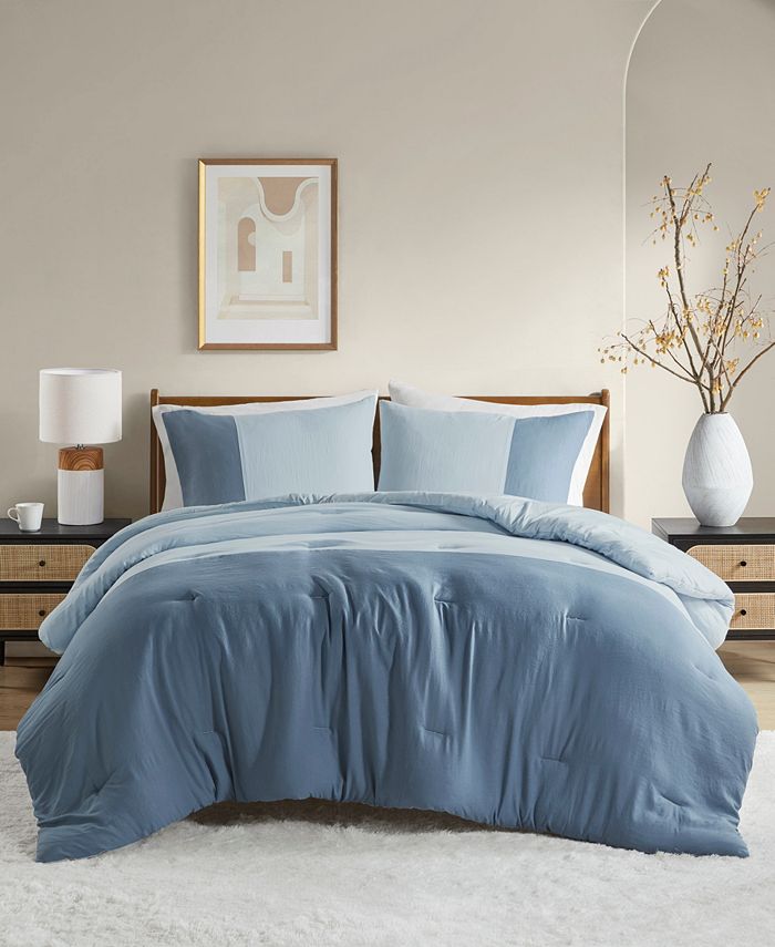 510 Design Miro Soft Washed Color Block 2-Pc. Comforter Set, Twin/Twin ...