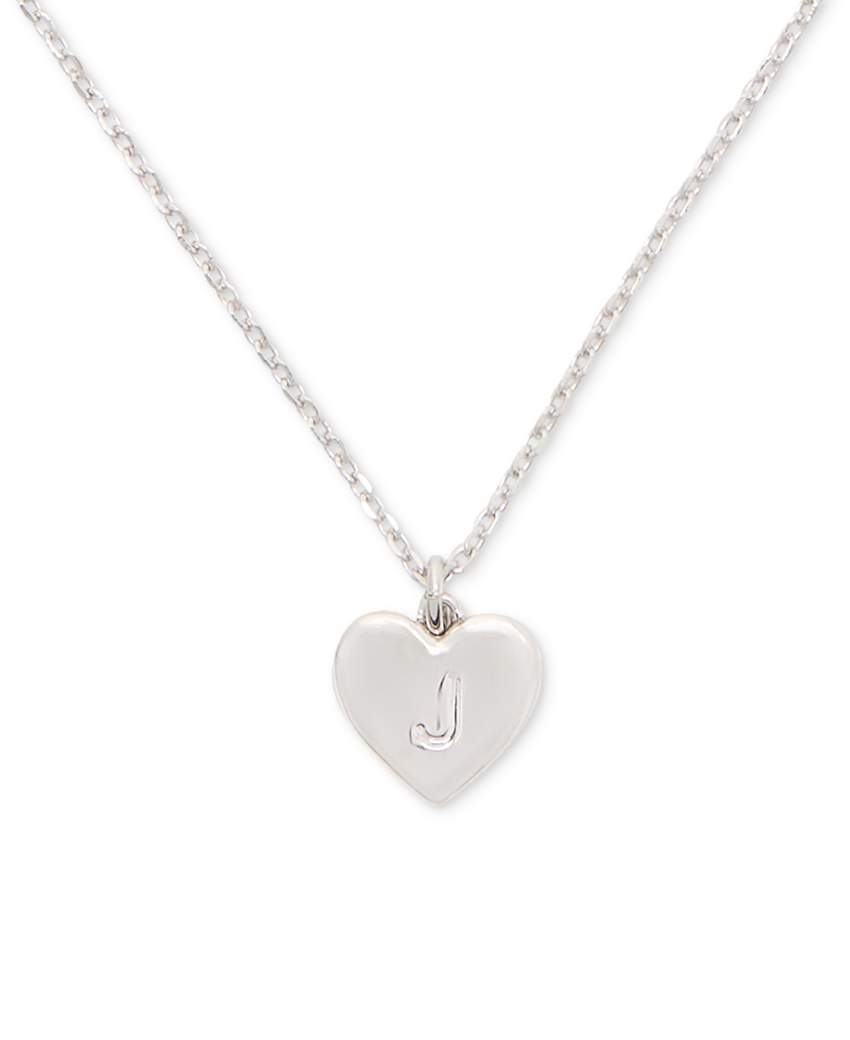 Click here for Kate Spade New York Silver-Tone Initial Heart Pend... prices
